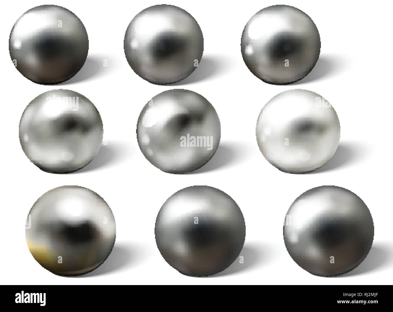 Stainless steel mirror ball Stock Vector Images - Alamy
