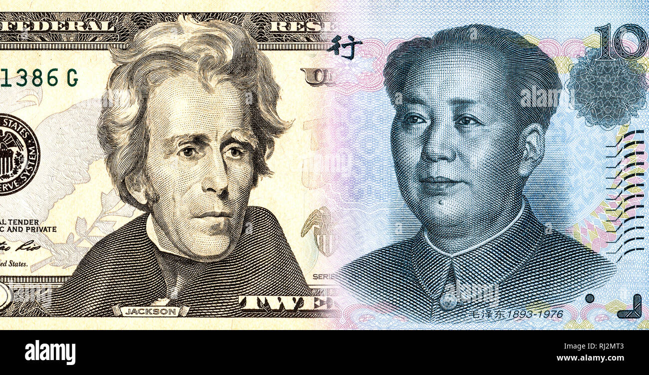 100 yuan note mao zedong hi-res stock photography and images - Alamy