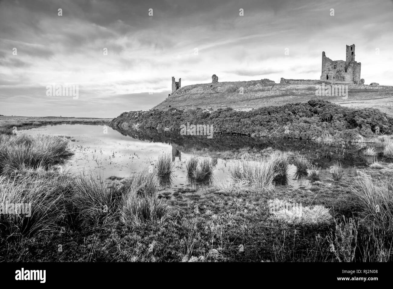 Dunstanburgh Castle Northumberland Stock Photo - Alamy