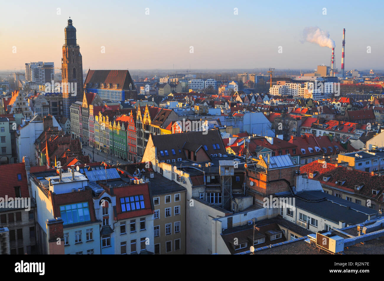 Wroclaw skyline hi-res stock photography and images - Alamy