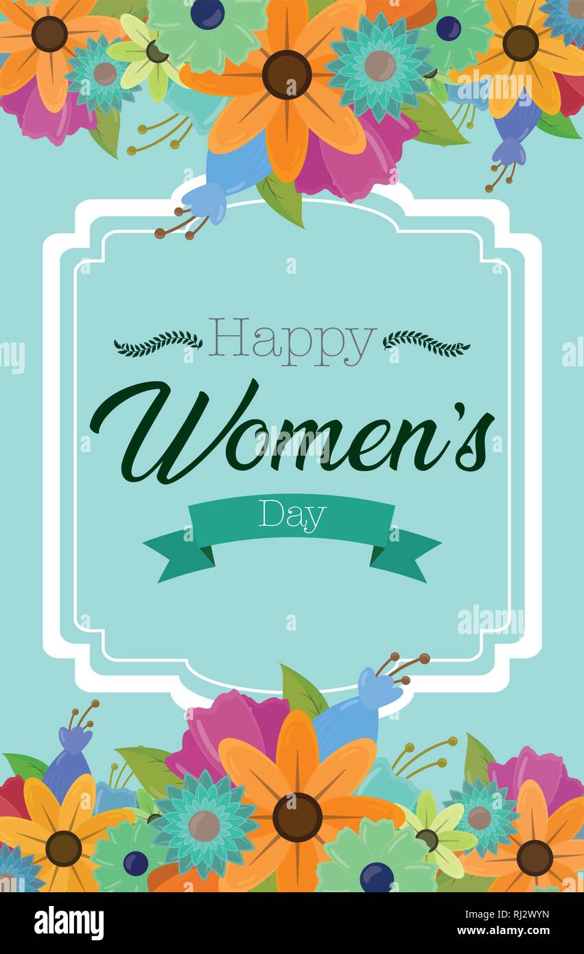 Happy Womens Day Stock Vector Image And Art Alamy