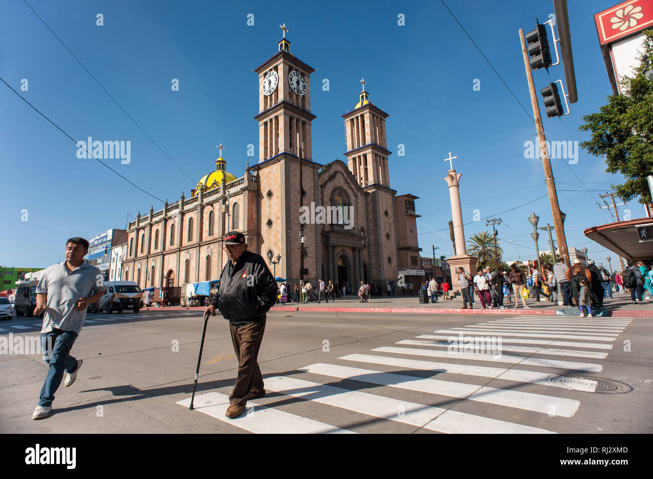 Tijuana, Mexico: Catedral de Nuestra Senora de Guadalupe Stock Photo ...