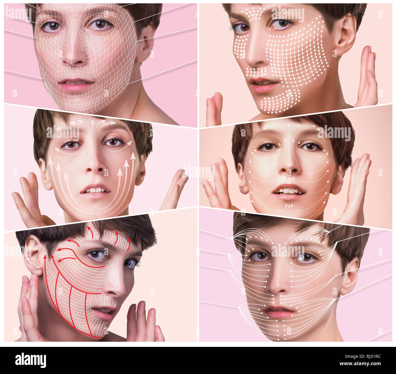 Young female with clean fresh skin Stock Photo - Alamy