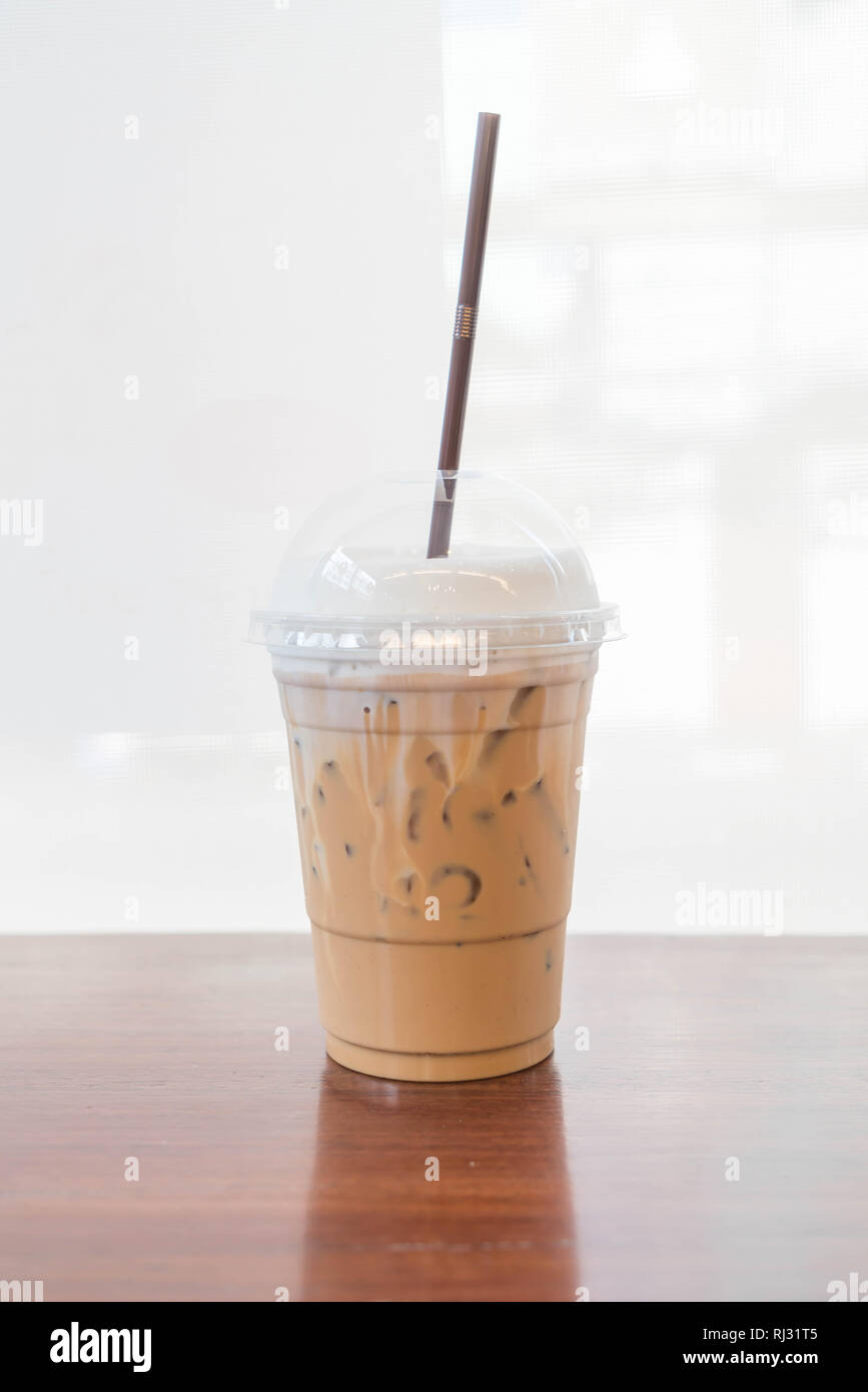 iced coffee in coffee shop Stock Photo - Alamy