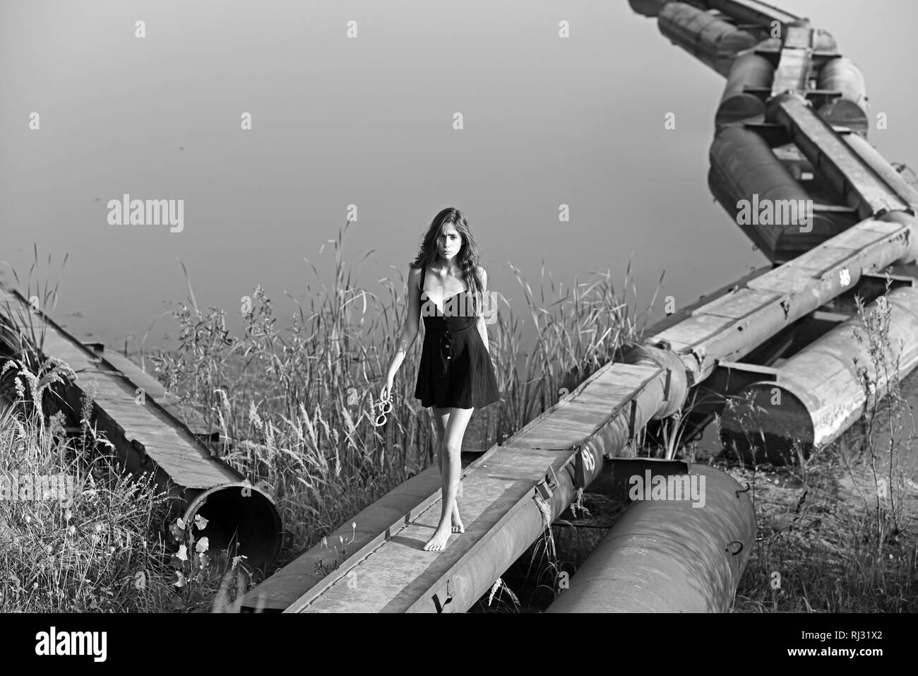 Metal pontoon hi-res stock photography and images - Alamy