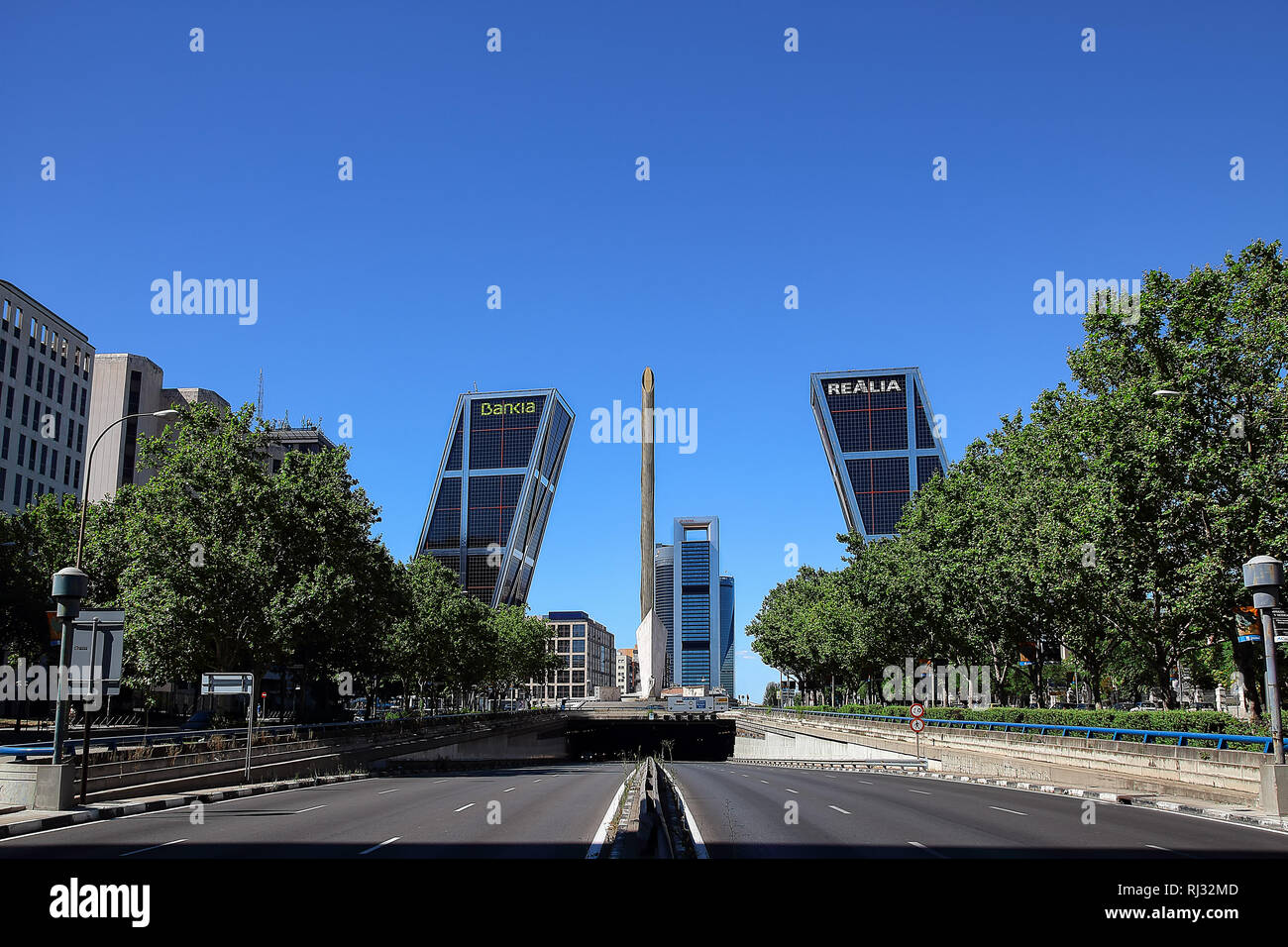 The Gate of Europe towers (Spanish: Puerta de Europa), also known as ...