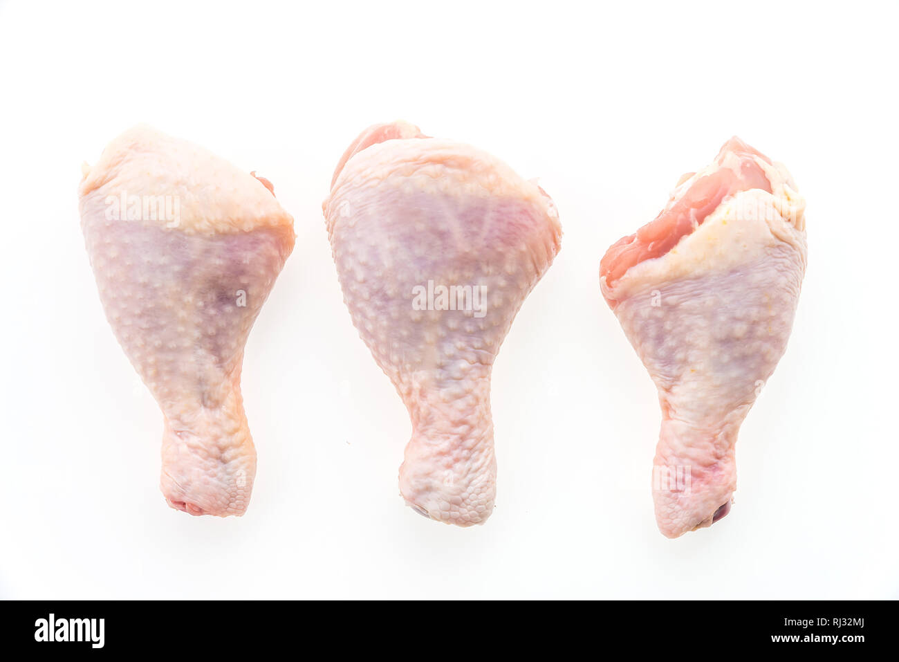 Raw Chicken meat isolated on white background Stock Photo - Alamy