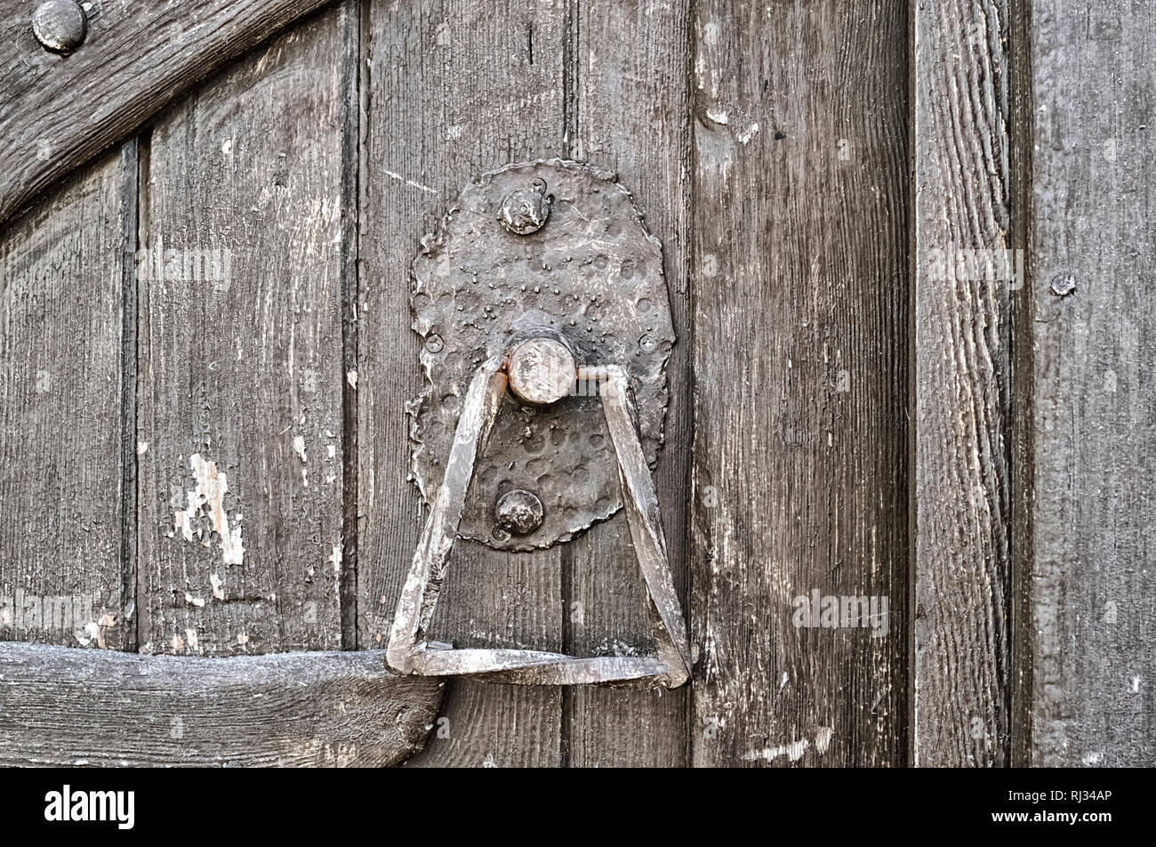 Wrought iron door handle hi-res stock photography and images - Alamy