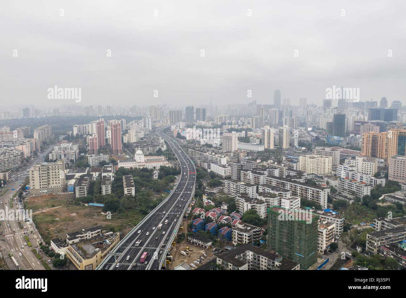 Aerial view the stack interchange hi-res stock photography and images ...