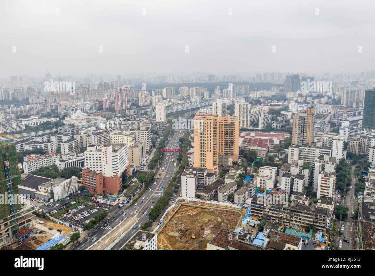 Aerial view the stack interchange hi-res stock photography and images ...