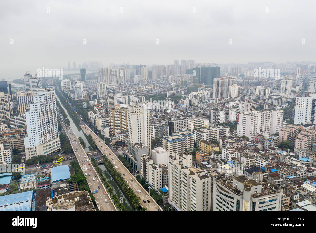 Aerial view the stack interchange hi-res stock photography and images ...