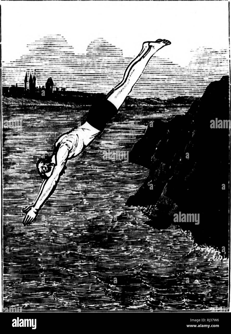 Diving feet boy hi-res stock photography and images - Alamy