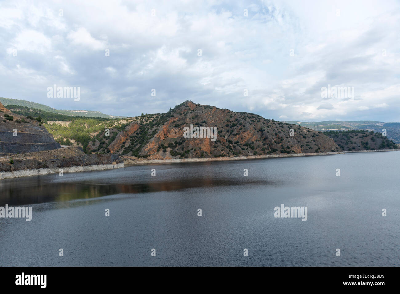 The Cindere Dam in Guney district of Denizli province of Turkey Stock ...