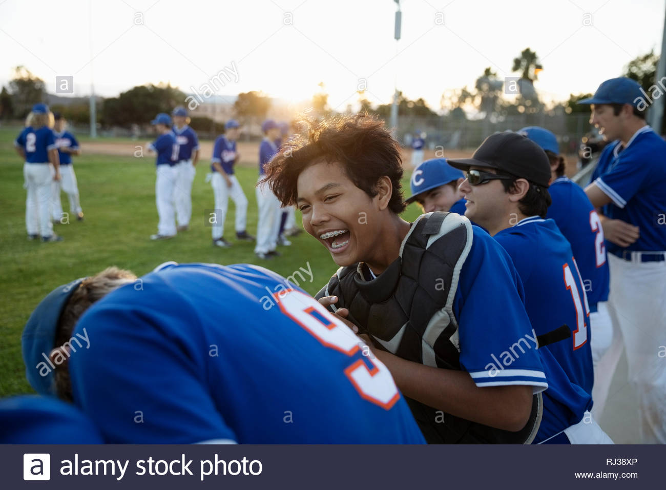 Uniform laughing hi-res stock photography and images - Alamy