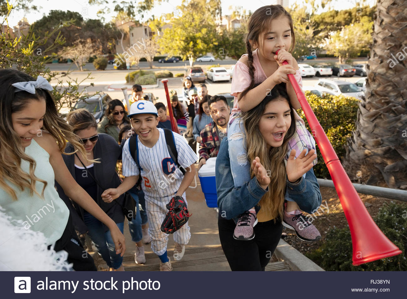Family baseball team hi-res stock photography and images - Alamy