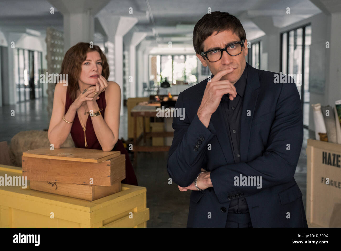 Rene Russo, Jake Gyllenhaal, "Velvet Buzzsaw" (2019) Photo Credit ...