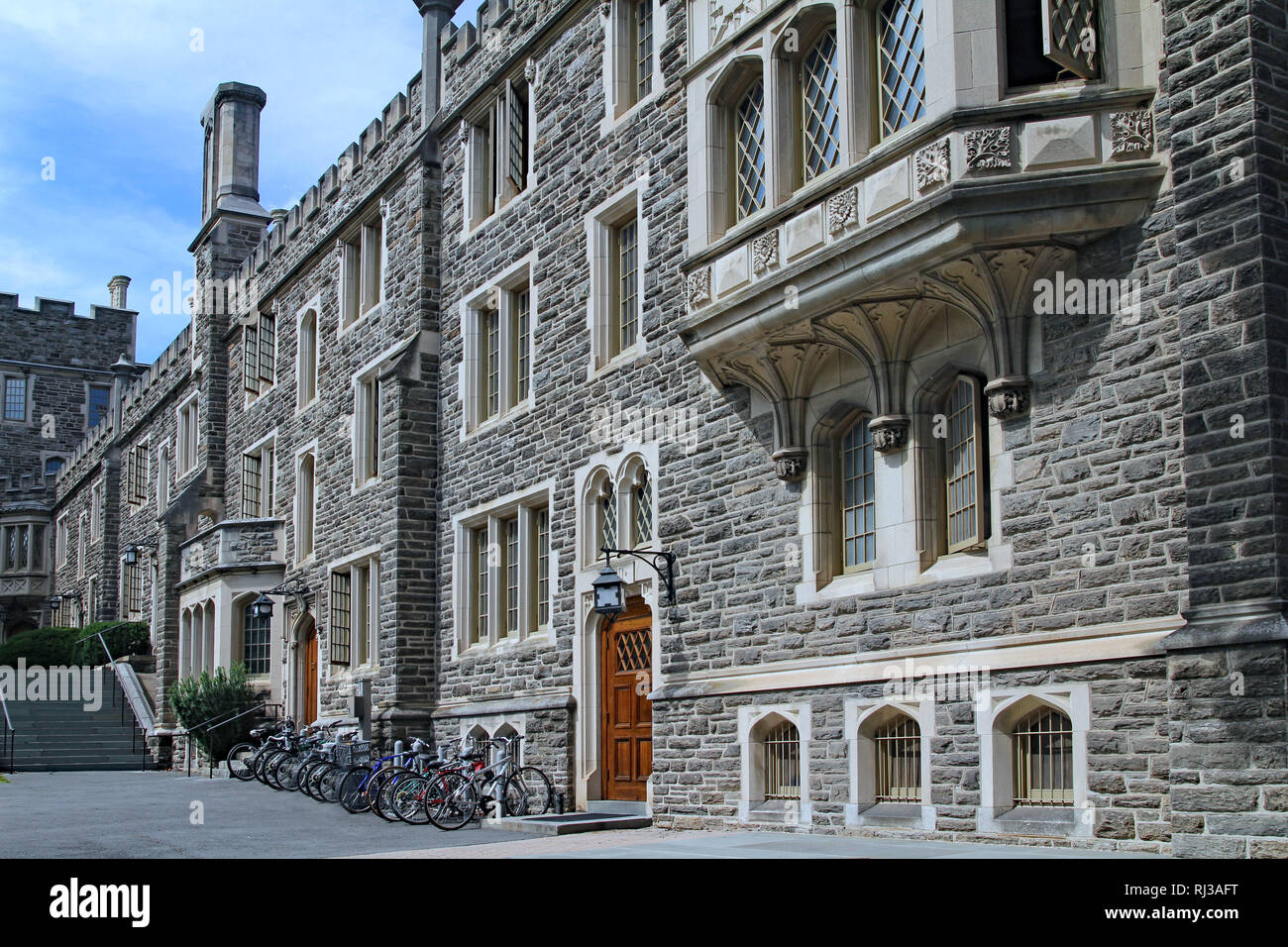 PRINCETON, NJ - JUNE 2021. Princeton University's campus has numerous ...
