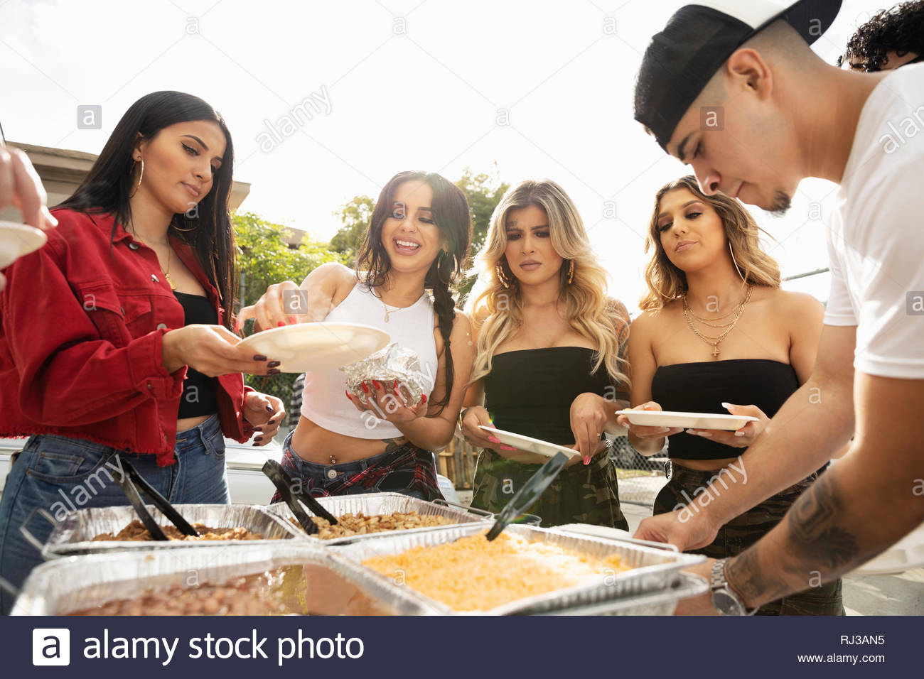 Taco buffet hi-res stock photography and images - Alamy