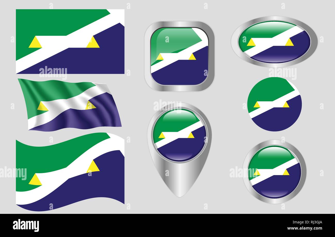 Flag of Fishers, Indiana Stock Vector Image & Art - Alamy