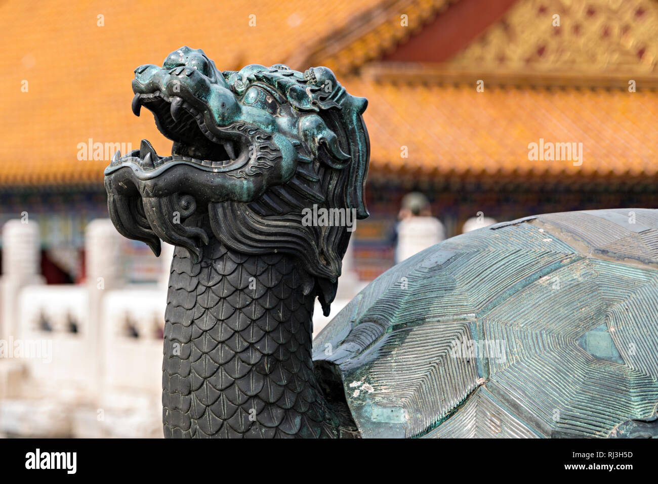 Dragon Turtle Head Stock Photo - Alamy