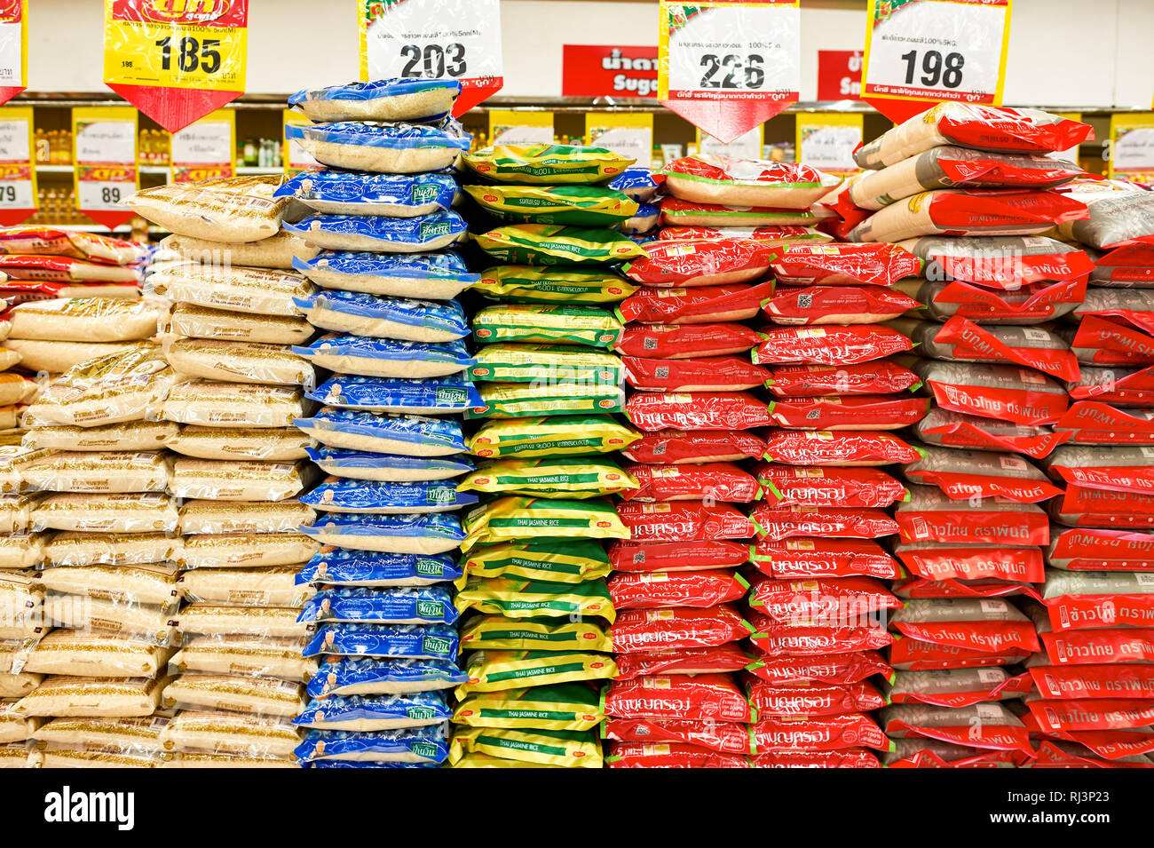 PATTAYA, THAILAND - CIRCA FEBRUARY, 2016: inside Big C Extra ...