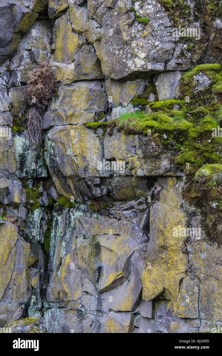 Columbia River Basalt Cliff Stock Photo - Alamy