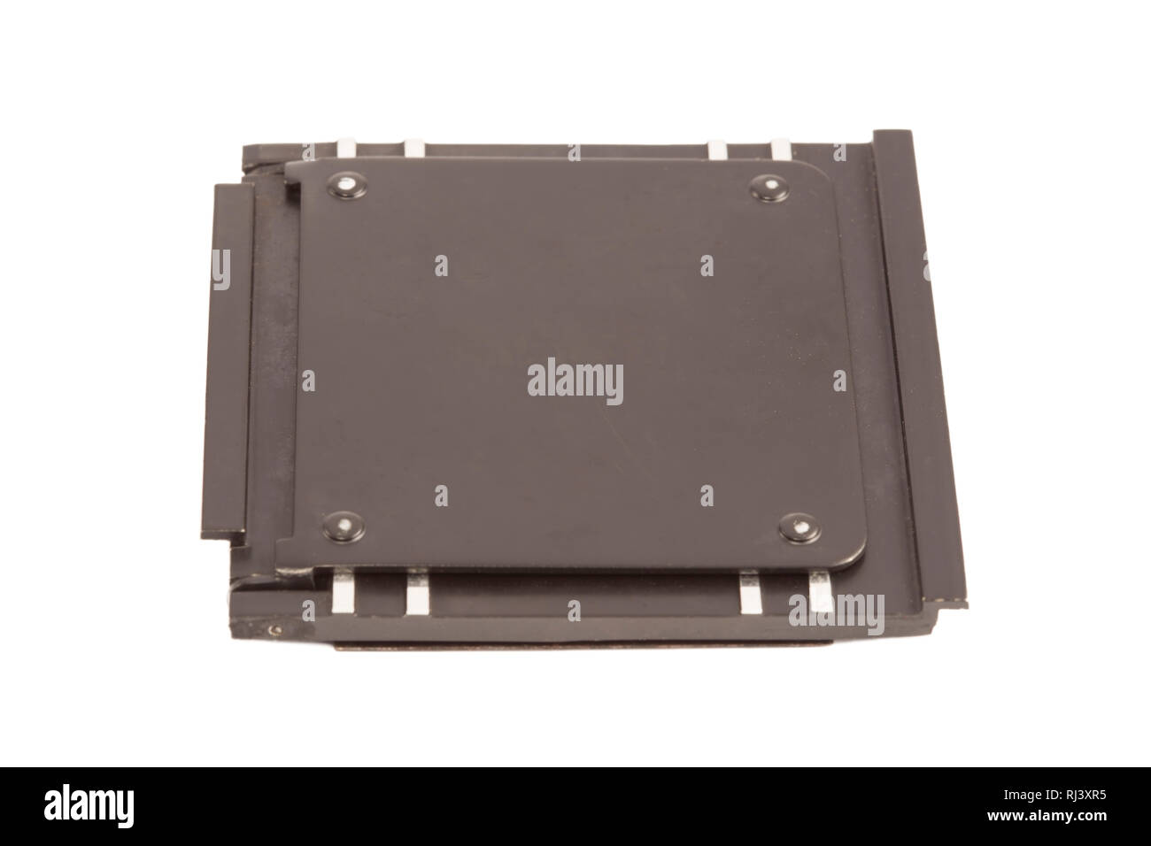 Vintage photo slide metal case isolated Stock Photo - Alamy