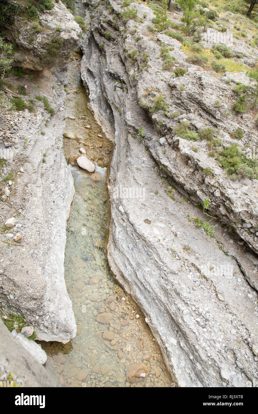 River in Samaria Gorge at Crete, Greece Stock Photo - Alamy
