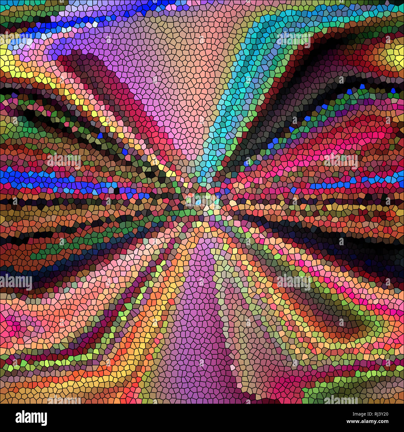 Abstract coloring background of the gradient with visual wave,spherize ...