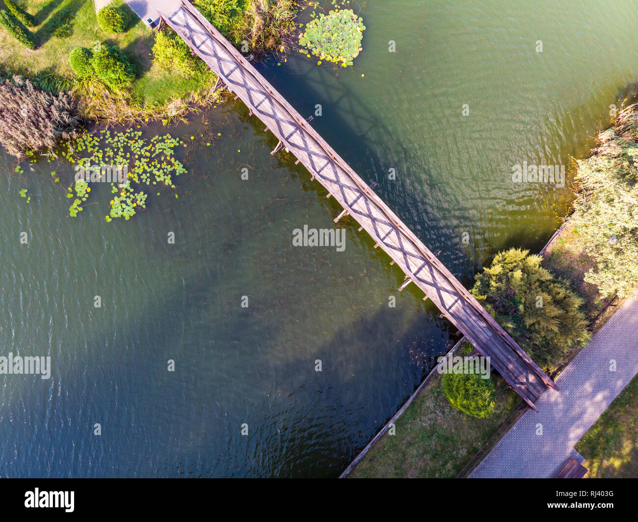 Old footbridge hi-res stock photography and images - Alamy