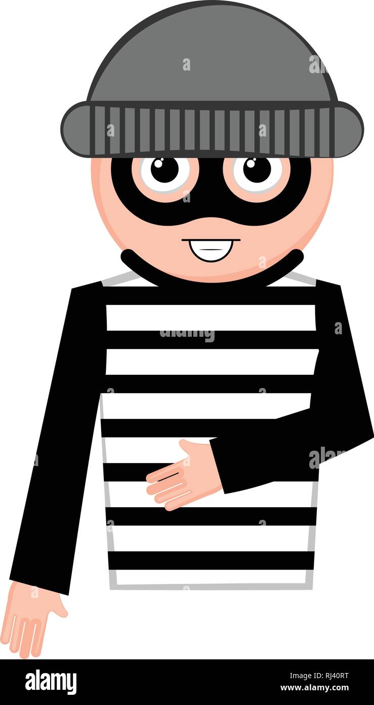 Isolated thief cartoon Stock Vector Image & Art - Alamy
