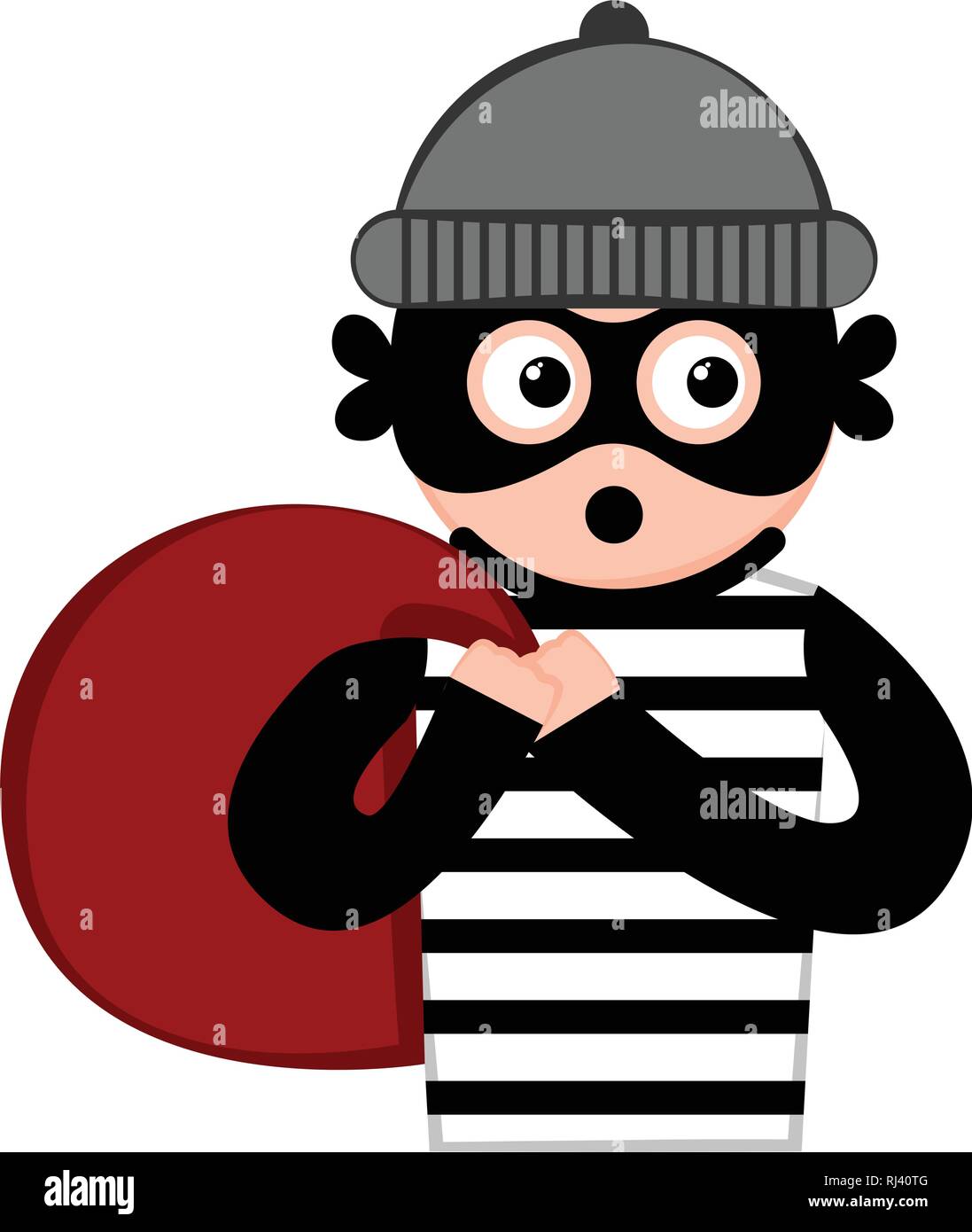 House burglar surprised hi-res stock photography and images - Alamy
