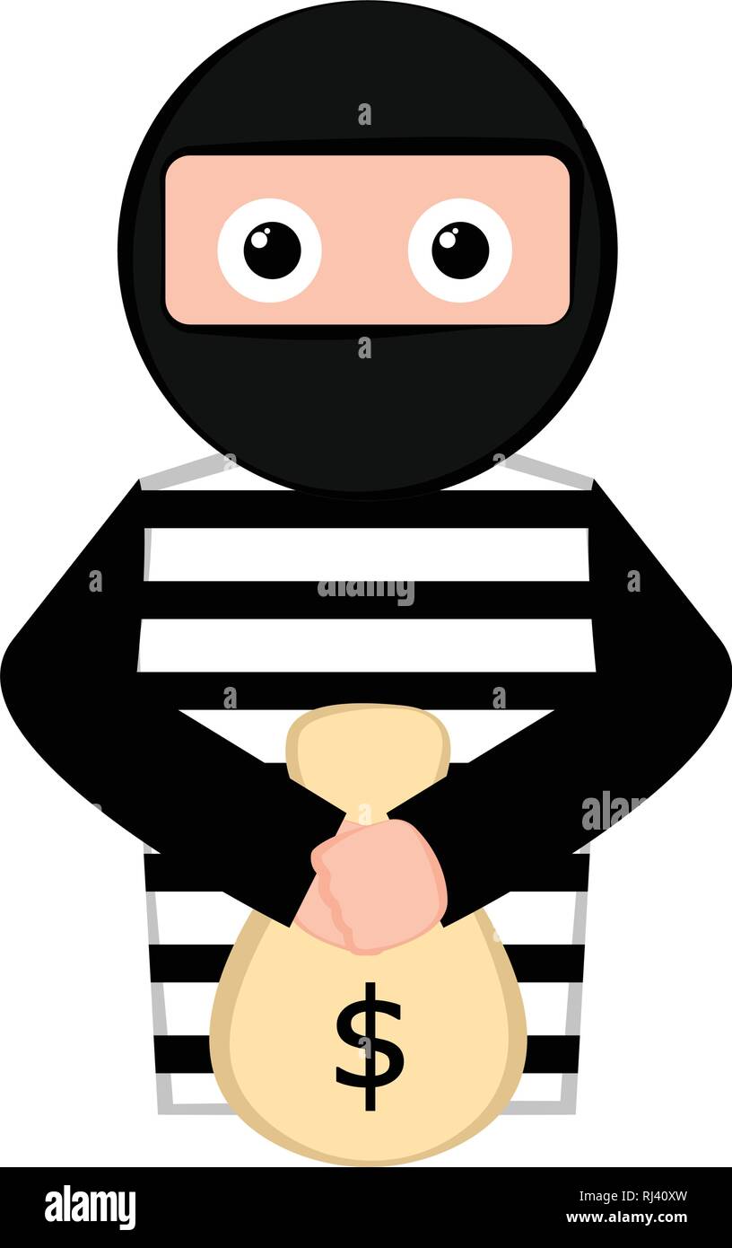 Isolated thief cartoon Stock Vector Image & Art - Alamy