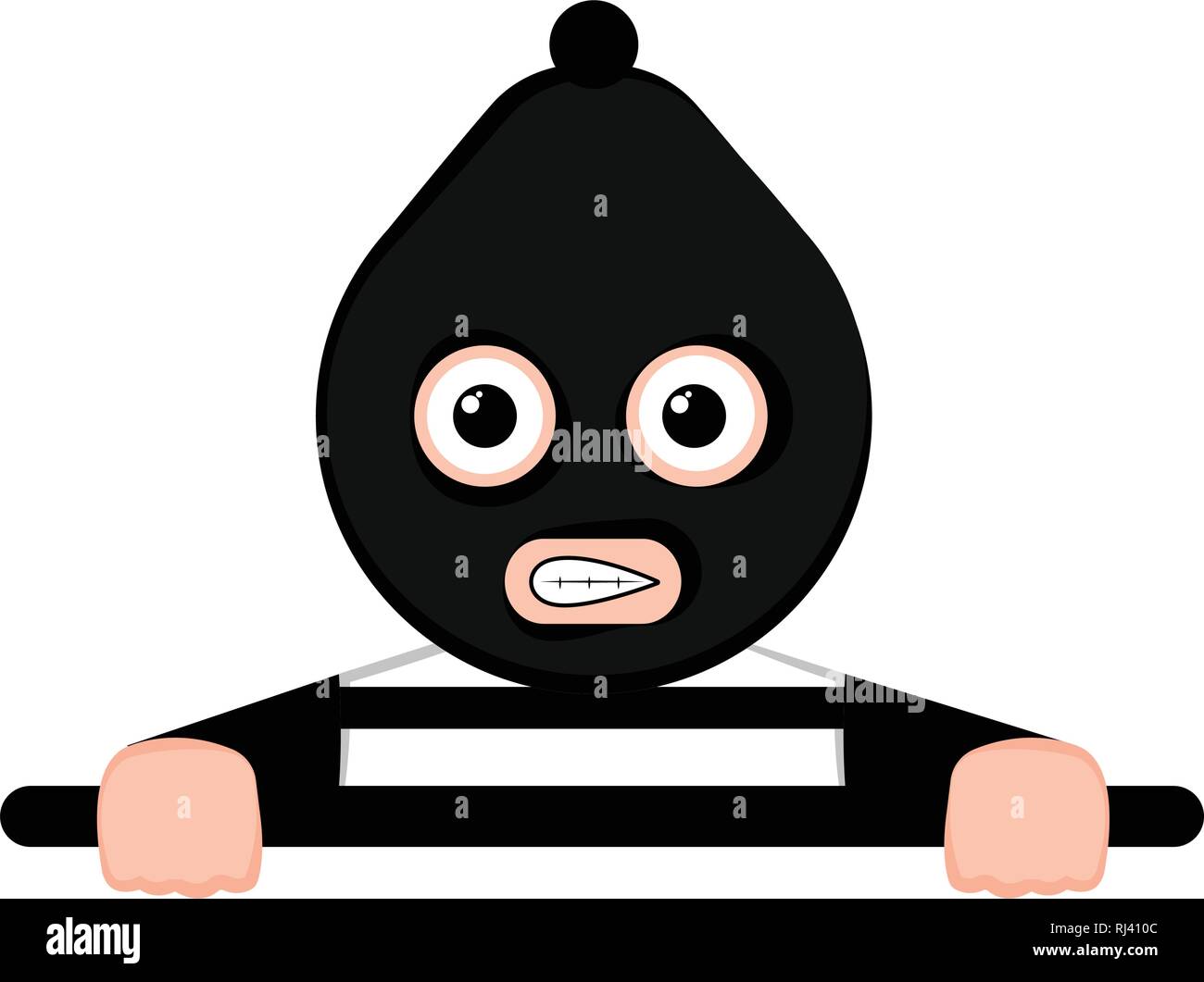 Scared thief cartoon Stock Vector Image & Art - Alamy