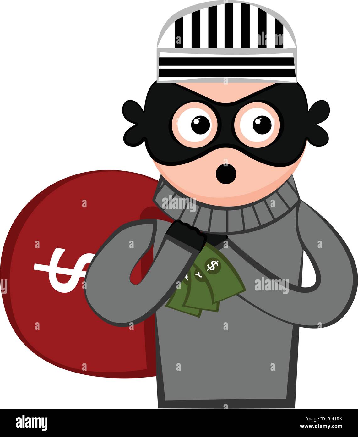 Dangerous theft Stock Vector Images - Alamy