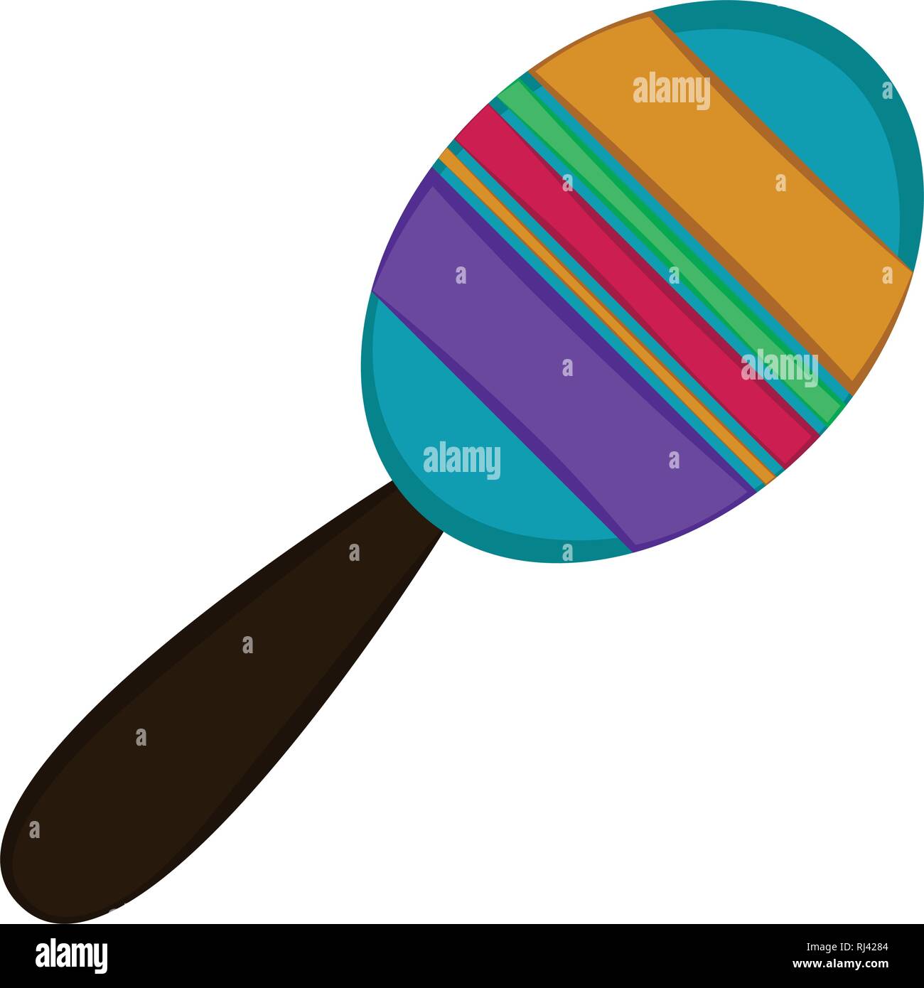 Maraca icon music instrument vector hi-res stock photography and images ...