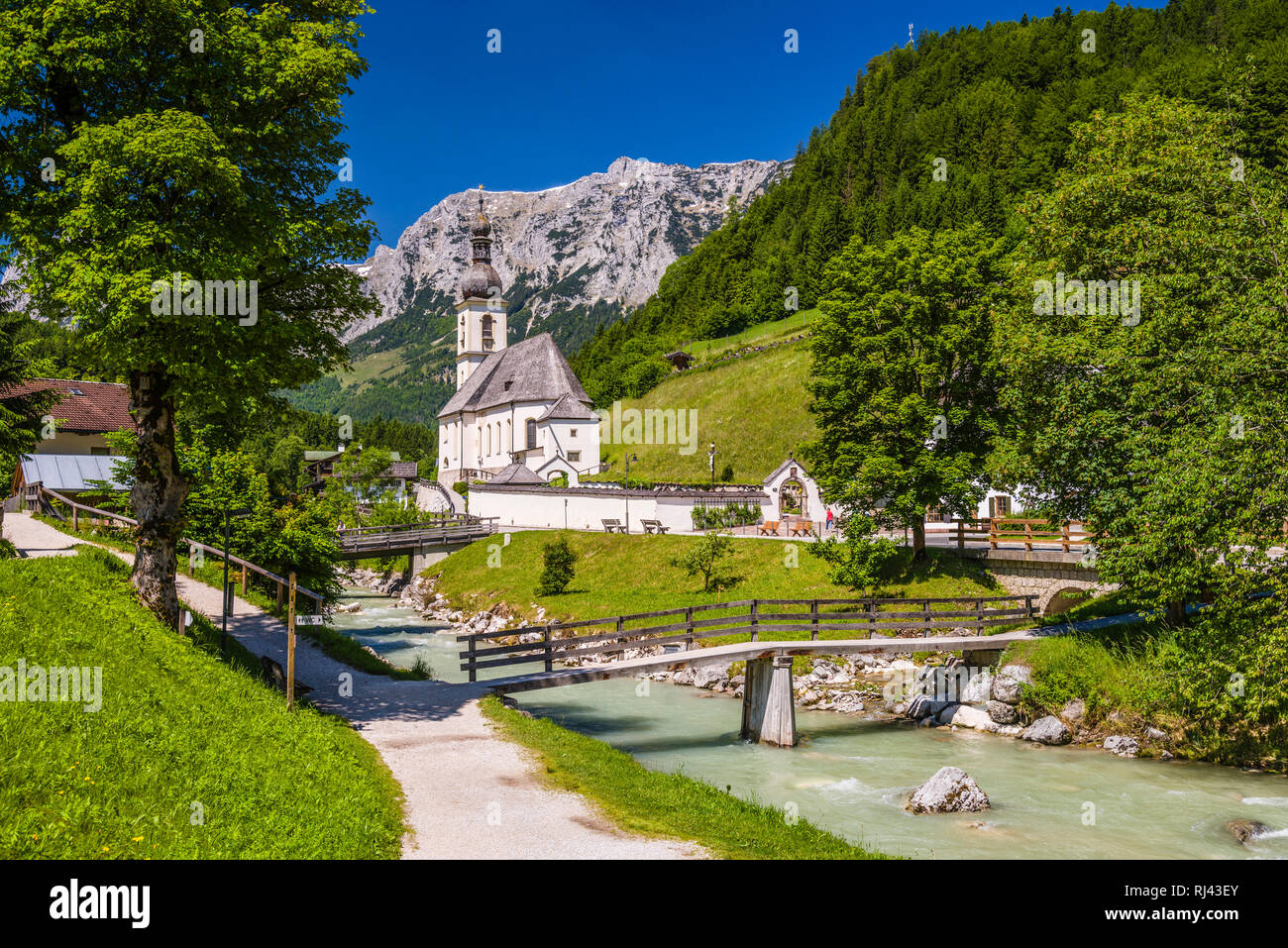 Deutschland, Bayern, Oberbayern, Berchtesgadener Land, Ramsau bei ...