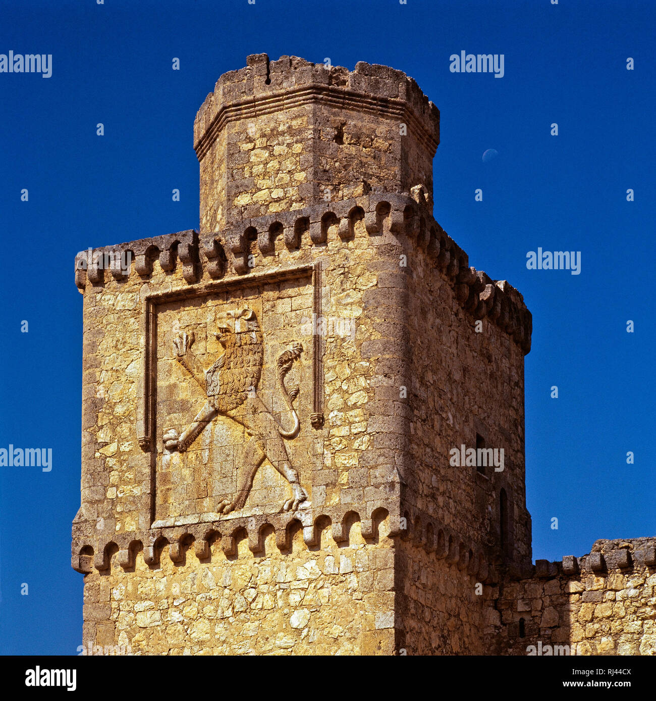 Castle of Barcience, Toledo, Castlla-La Mancha, Spain Stock Photo - Alamy