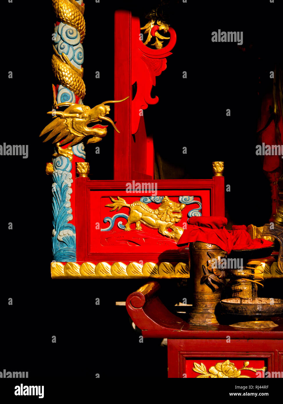 Lushan Temple, Located at the ancient forest of Mount Yuelu, China ...