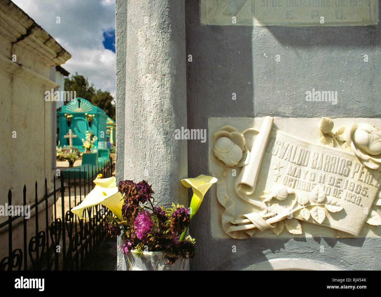 The Cemetery, Chichicastenango, Guatemala Stock Photo - Alamy
