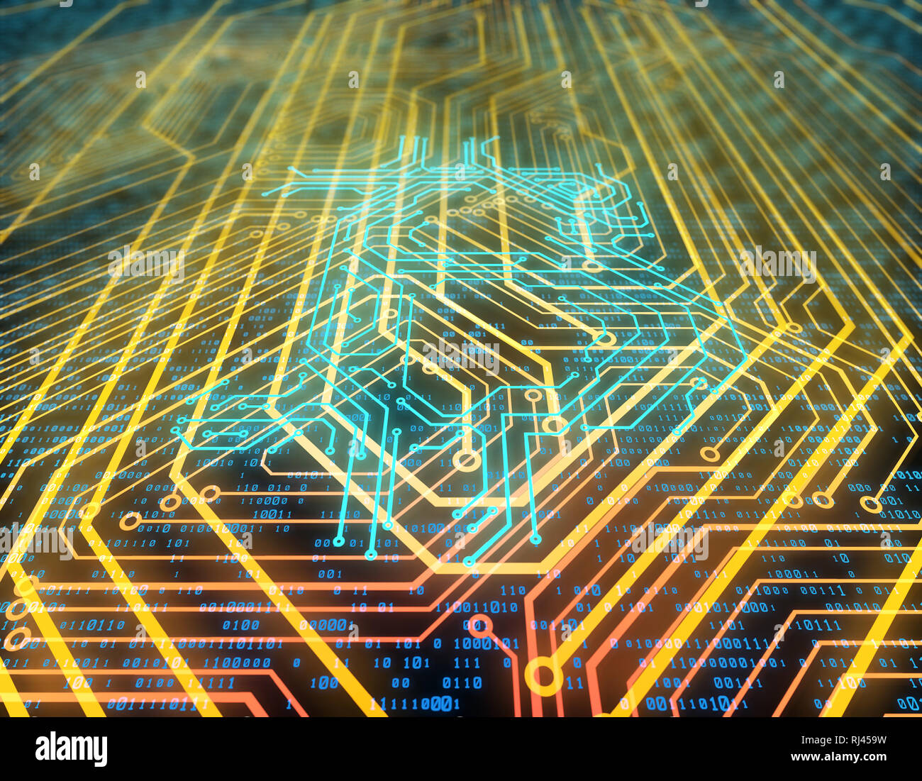 Bitcoin and circuit board hi-res stock photography and images - Alamy