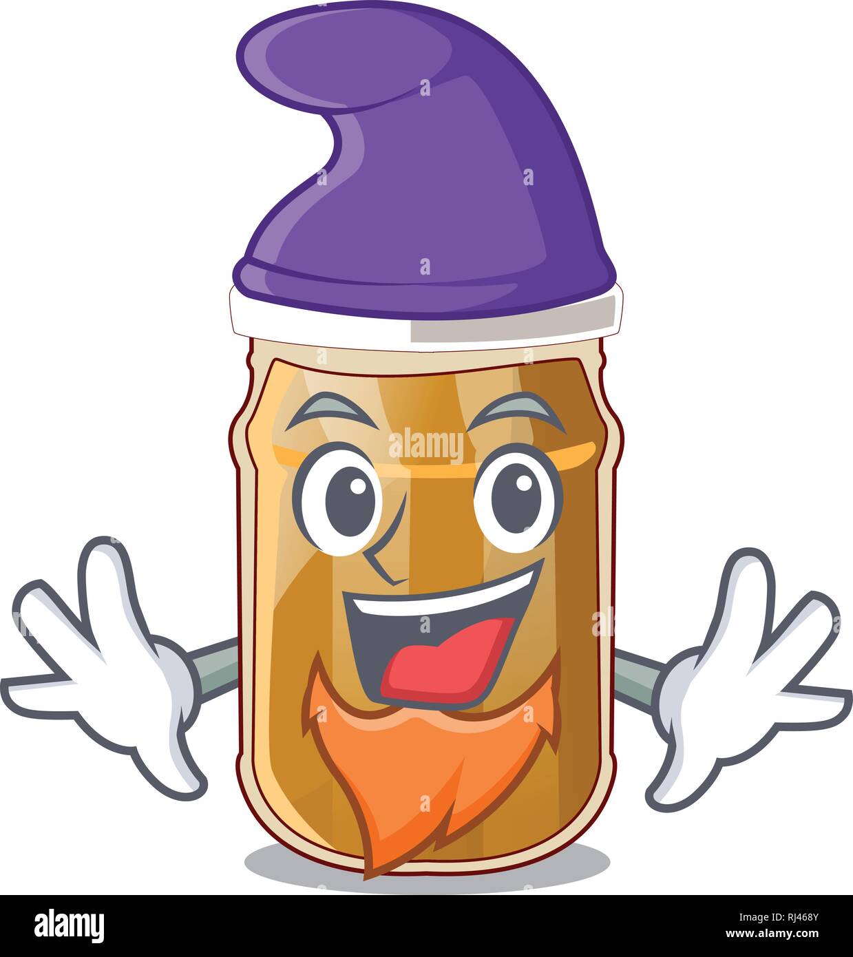 Elf almond butter in a character jar Stock Vector Image & Art - Alamy