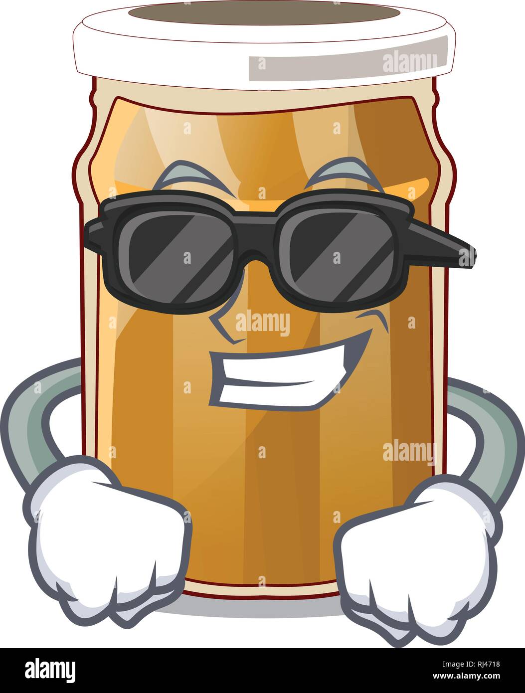 Super cool almond butter on a cartoon table Stock Vector Image & Art ...