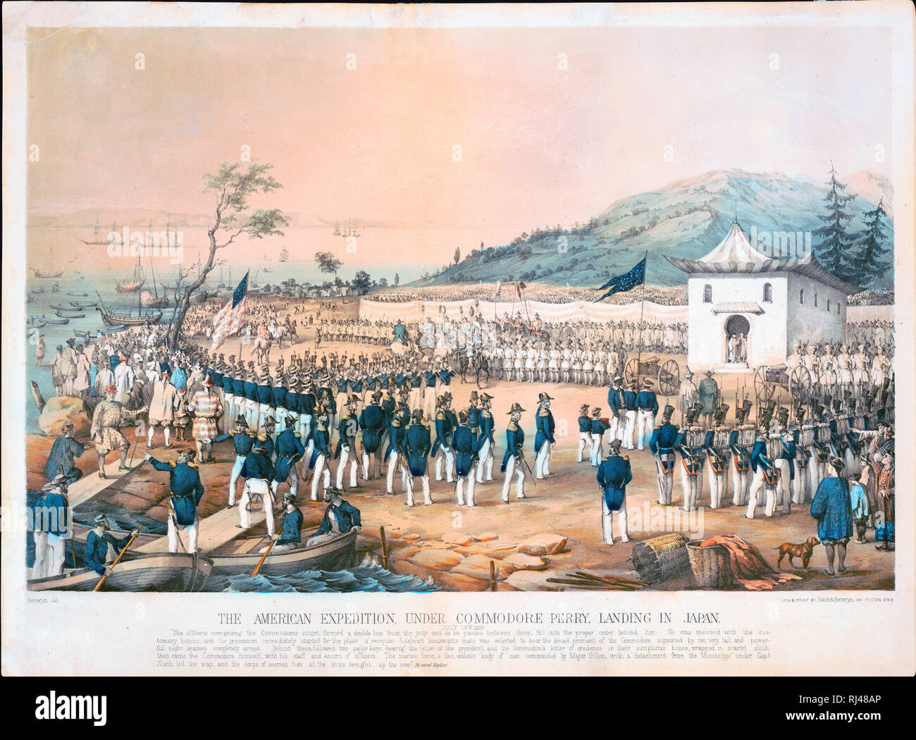 Commodore matthew perry japan hi-res stock photography and images - Alamy