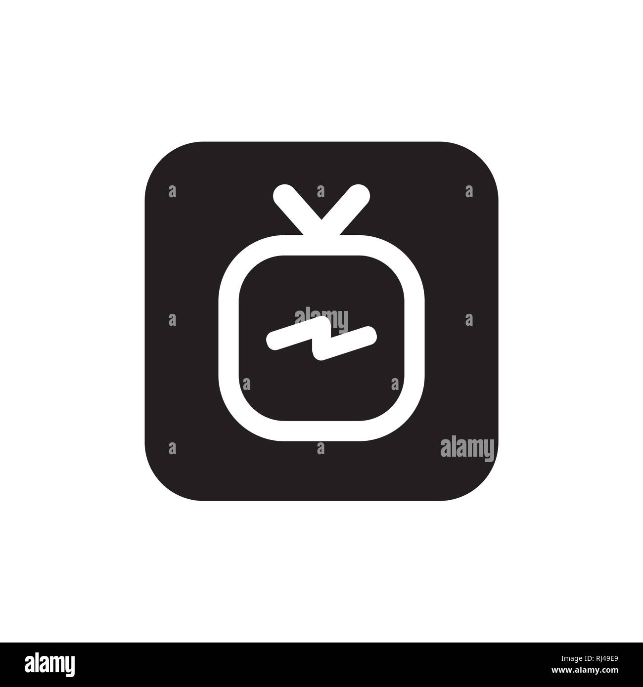 IGTV icon set Stock Photo - Alamy