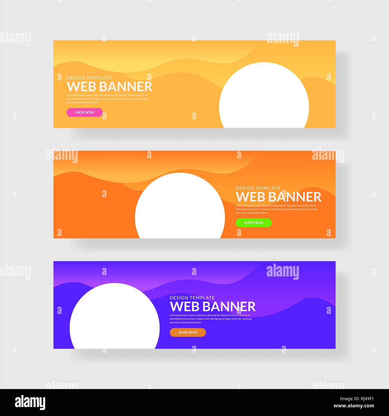 Website banner ui ux Stock Photo - Alamy