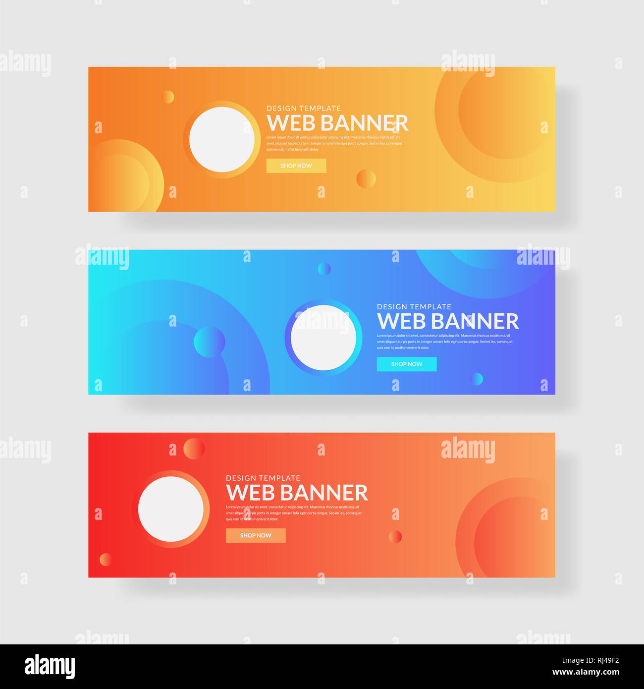 Website banner ui ux Stock Photo - Alamy