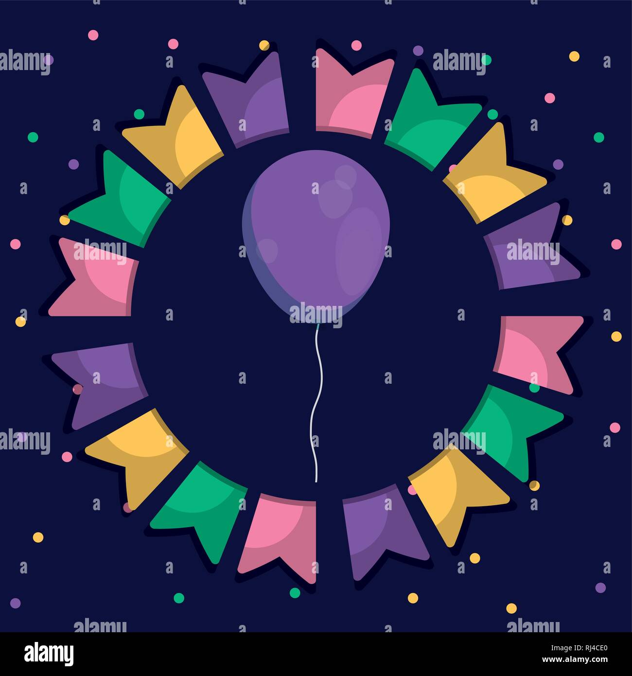 balloon helium floating icon vector illustration design Stock Vector ...