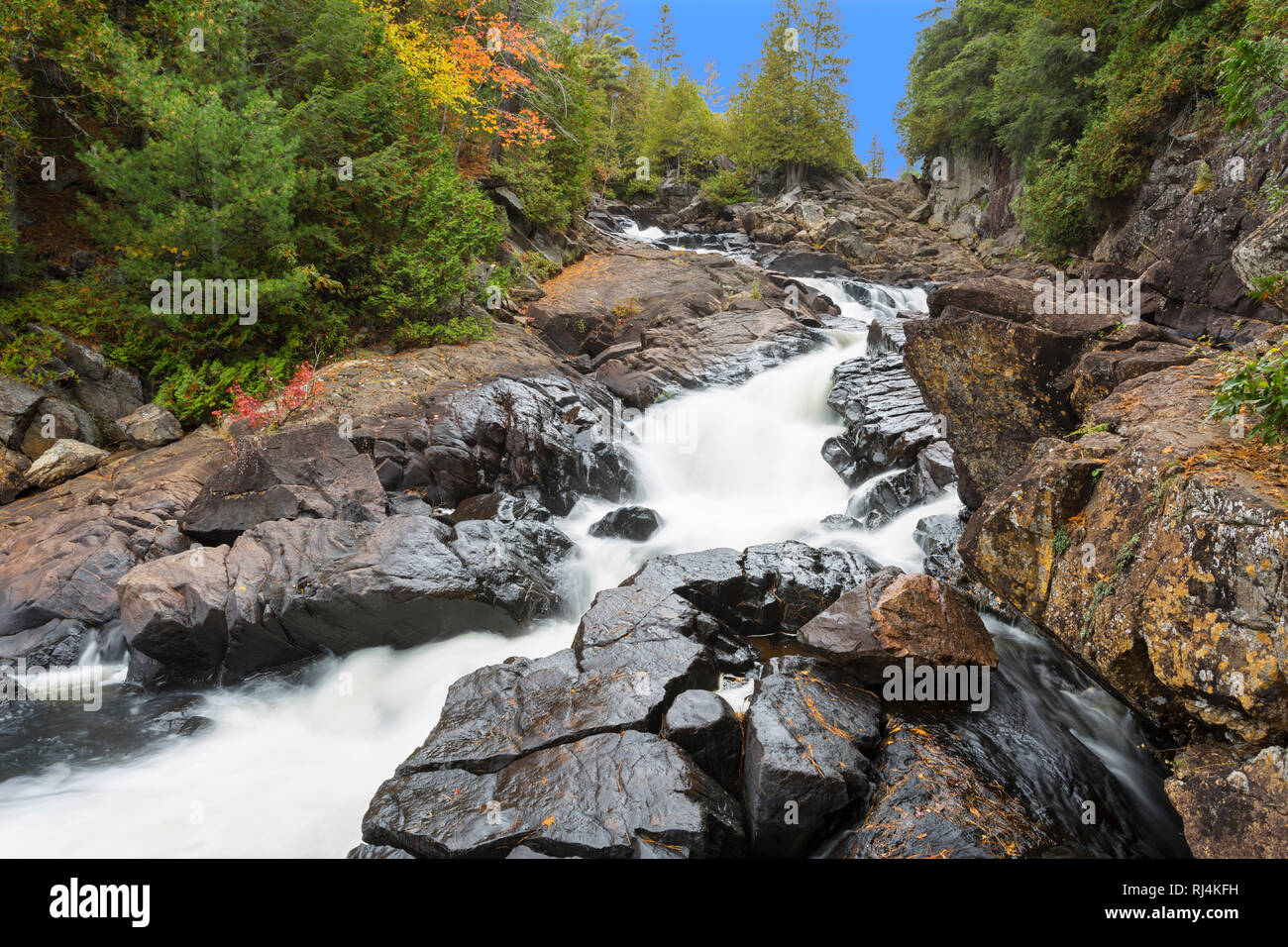 North America, Canada, Ontario, Ragged Falls Provincial Park, Ragged ...