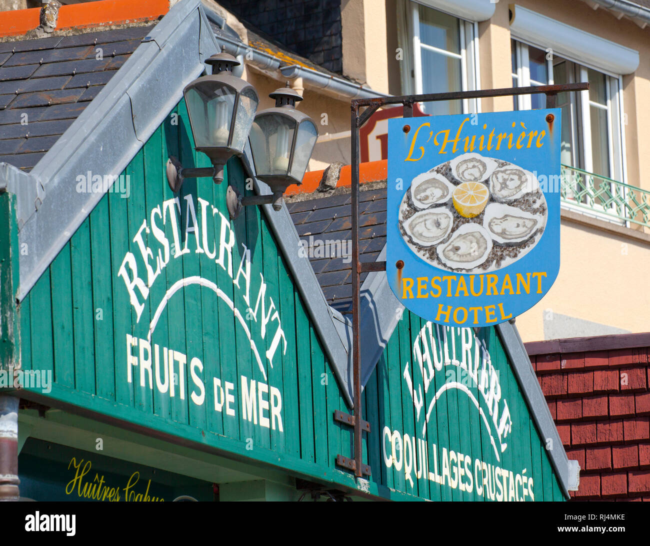 typisch bretonisches Restaurant Stock Photo - Alamy